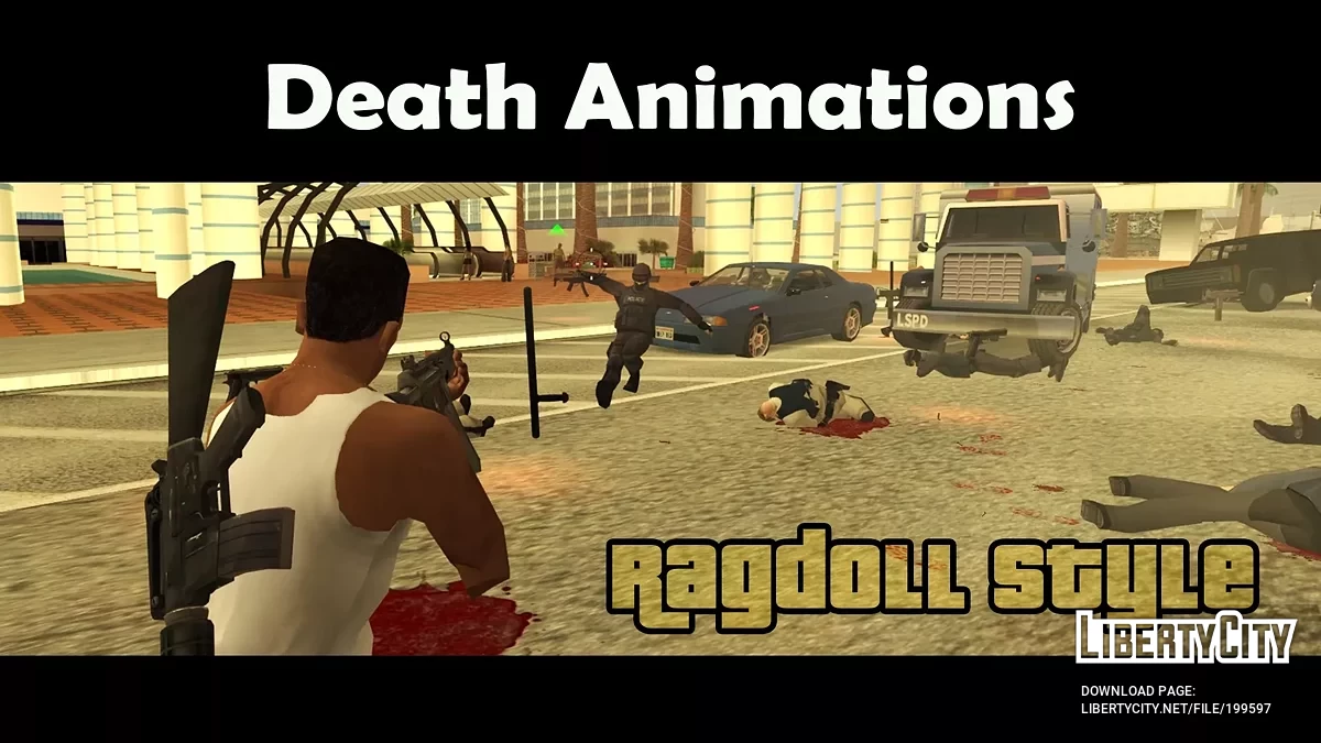 Death Animations для GTA San Andreas